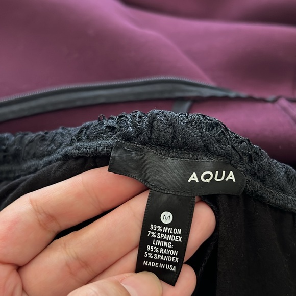 Aqua | Tops | Aqua Lace Off Shoulder Top | Poshmark